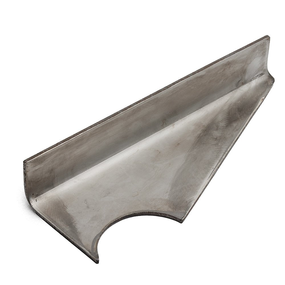 Front Spray Bar Bracket, Stainless Steel, Left Bend - UnitedBuilt Equipment
