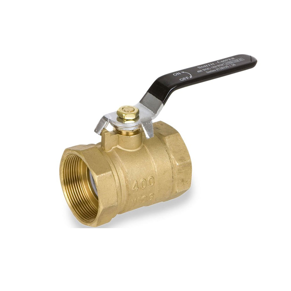 Ball Valve with Handle, FNPT, Brass - UnitedBuilt Equipment