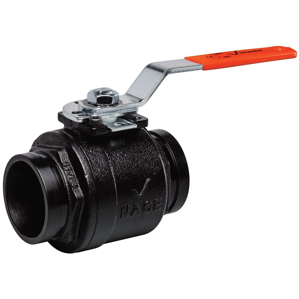 Ball Valve with Handle, Grooved Ends, Ductile Iron, Victaulic 726 ...