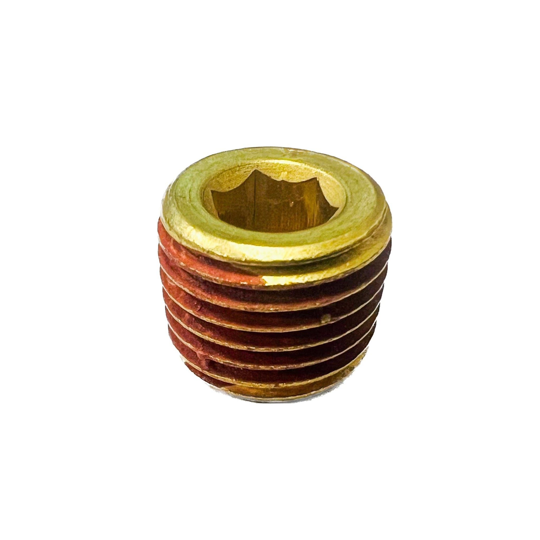 Countersunk Plug, Hex Socket, 1/4" MNPT, Vibra Seal, Brass 3153X4 ...