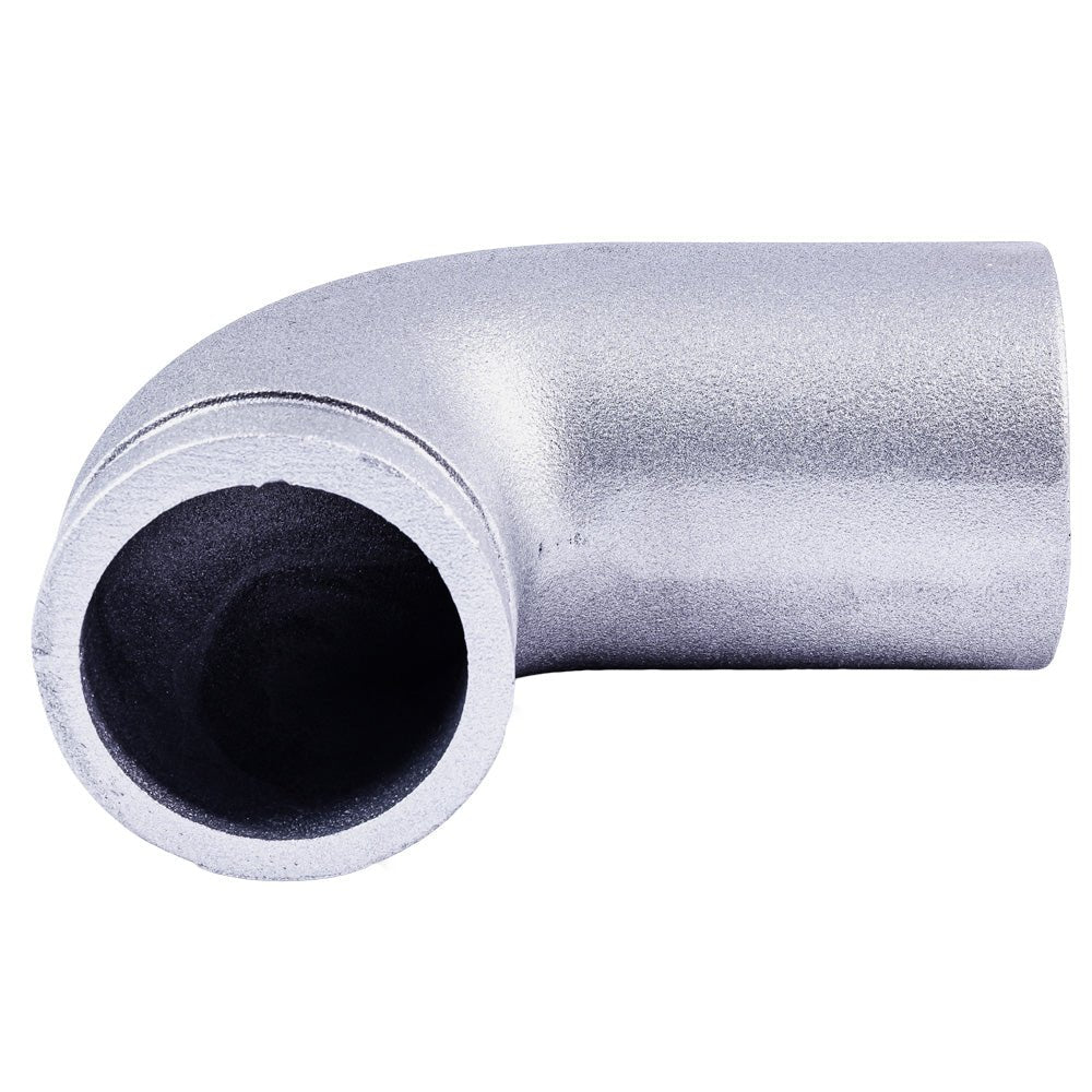 Elbow, 90 Degree, 3" Groove One End, Slip-On Elongated End, Aluminum ...
