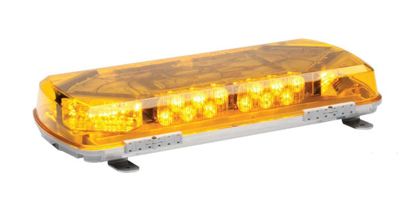 Light Bar, 23" LED Amber Strobe, Permanent Mount, Whelen Mini Century ...
