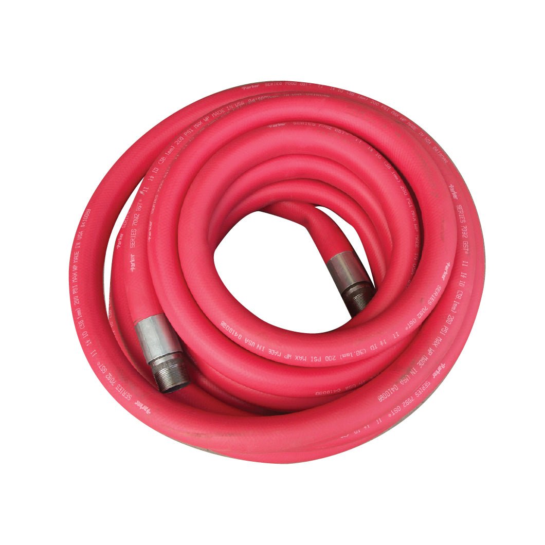 Redline Hose 1" X 50' Coupled (HSEAW10050TXT) - UnitedBuilt Equipment