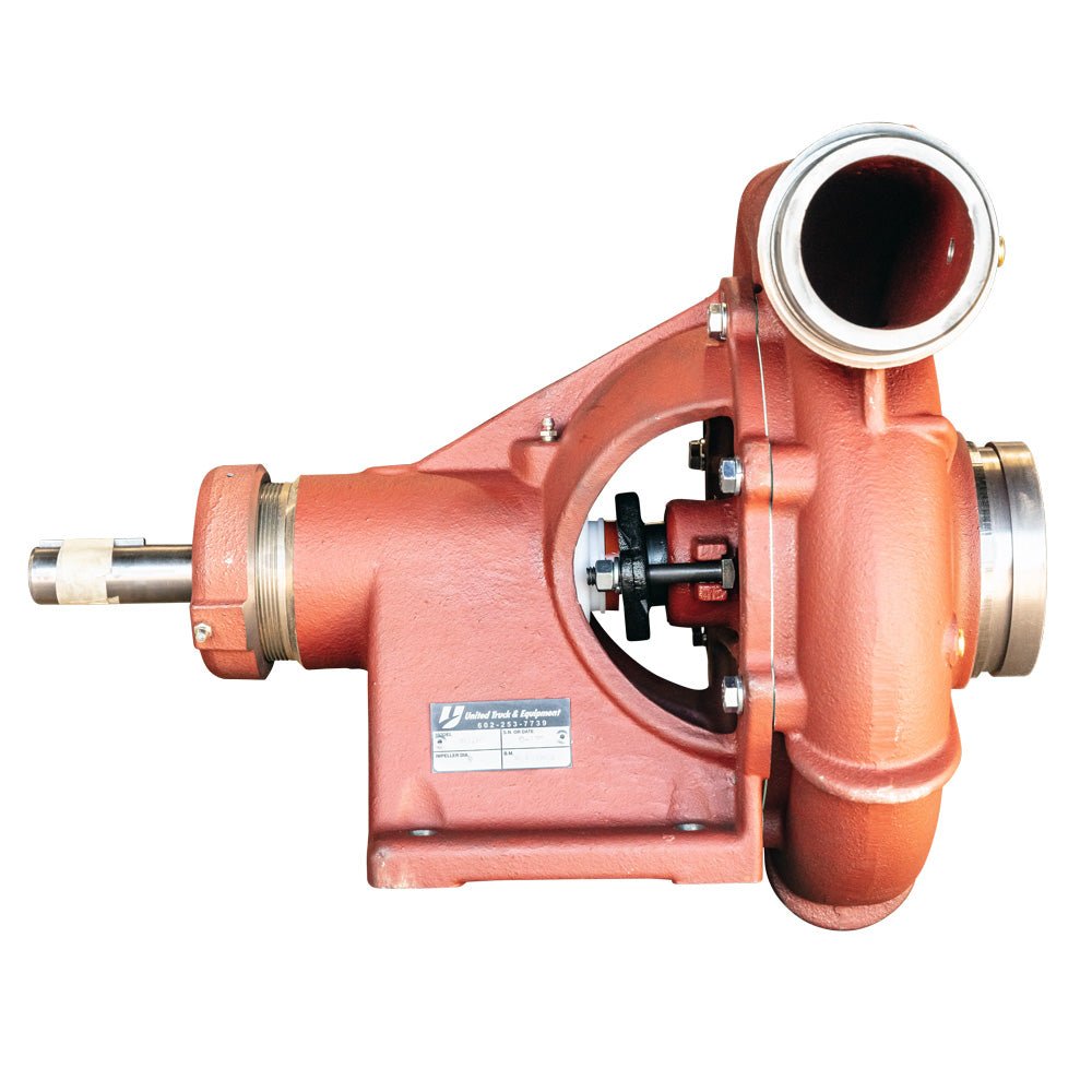 Water Pump, Cast Iron, 4x3, Clockwise (CW), Grooved Ends, Rope Packing ...